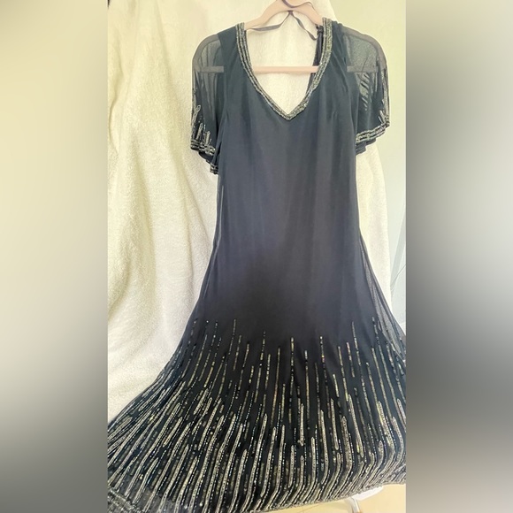 J Kara | Dresses | Jkara Navy Blue Dress | Poshmark